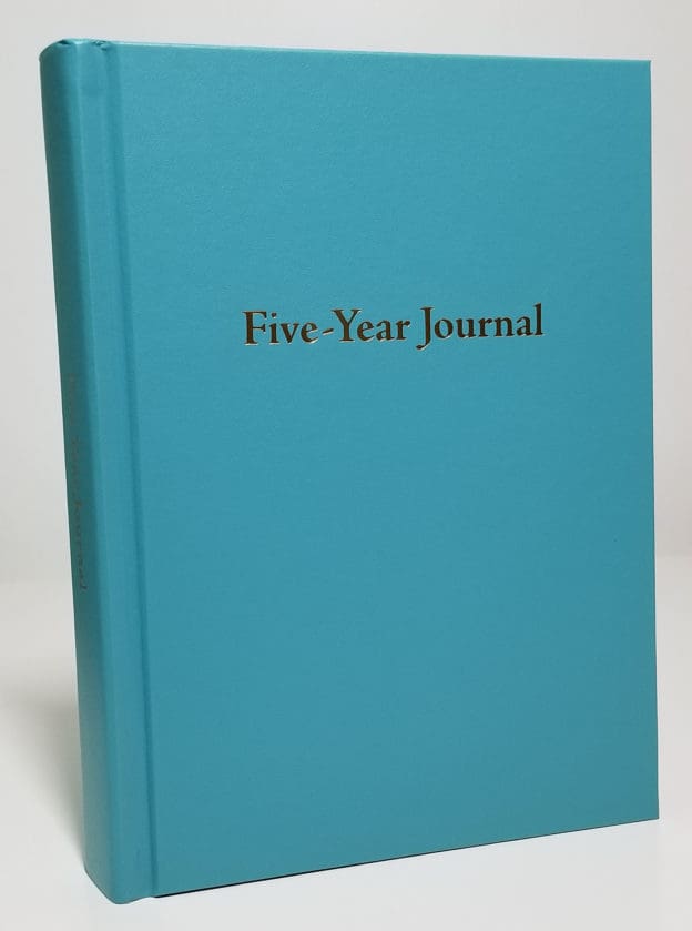 Five-Year Journal Pool Turquoise – Writing Your Life