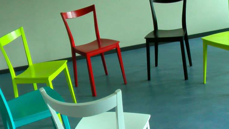Circle of Colorful Chairs – Writing Your Life