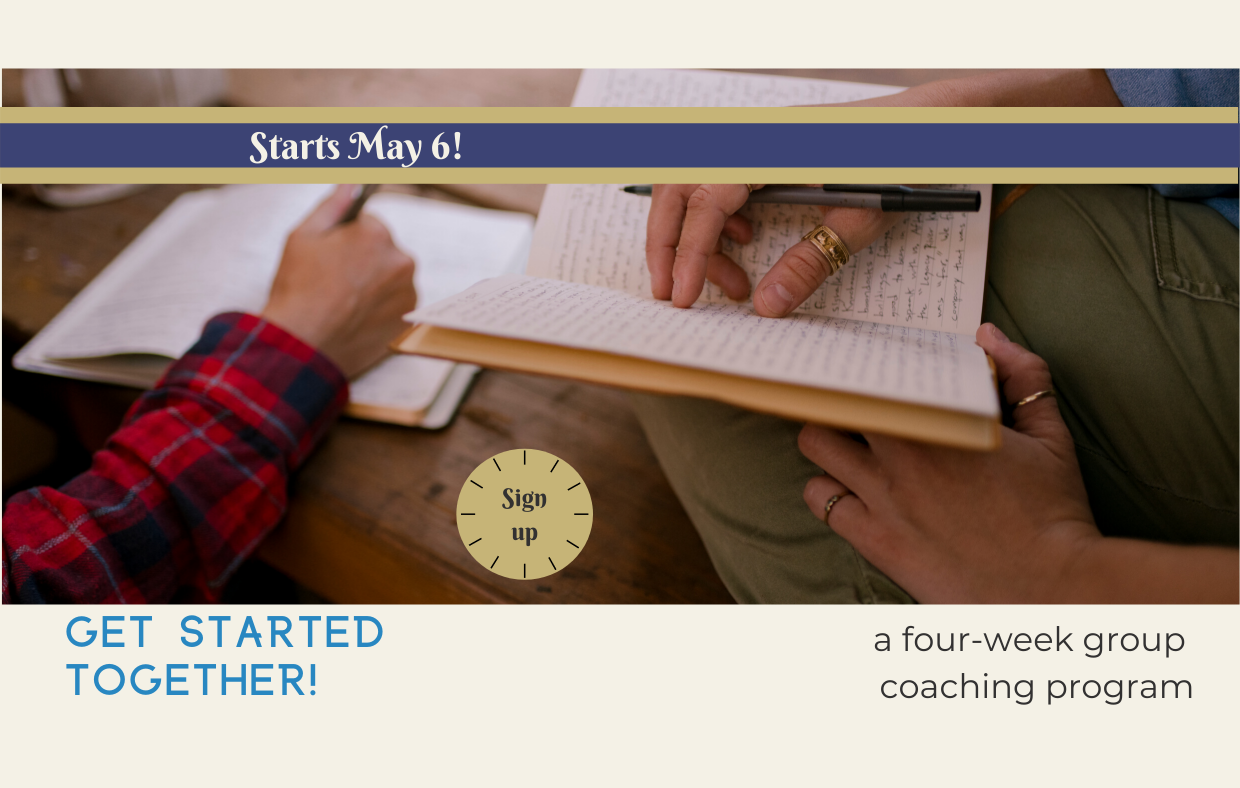 SLIDER- Get Started Together! – Writing Your Life